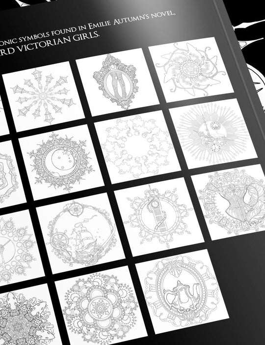 book of shadows coloring pages