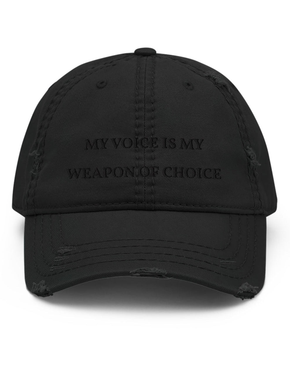 "Weapon of Choice" Distressed Cap - The Asylum Emporium